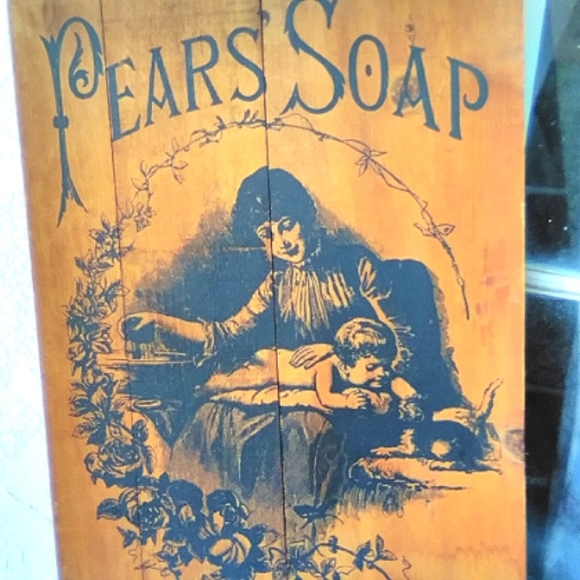pears soap | Wall Decor | Authentic Wooden Pears Soap Sign | Poshmark